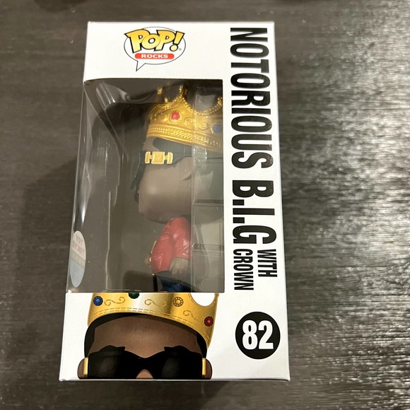 Funko | Toys | Funko Pop Rocks 82 The Notorious Big With Crown Toy ...